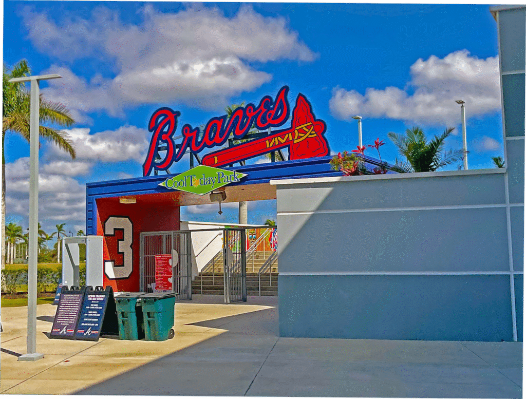 Atlanta Braves Spring Training Stadium Signage | Creative Sign Designs