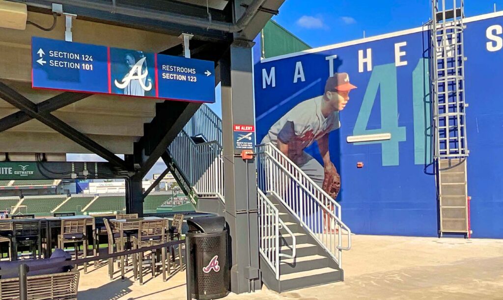 Atlanta Braves Spring Training Stadium Signage | Creative Sign Designs