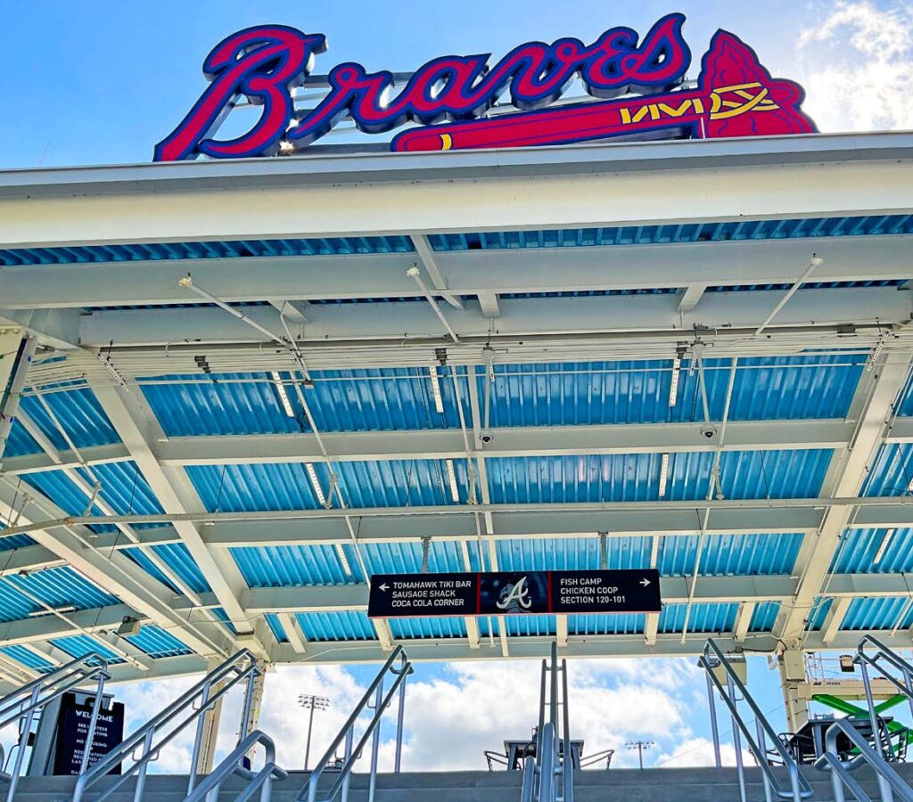 Atlanta Braves Spring Training Stadium Signage | Creative Sign Designs