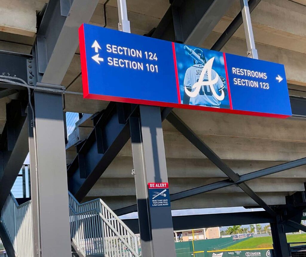 Atlanta Braves Spring Training Stadium Signage | Creative Sign Designs