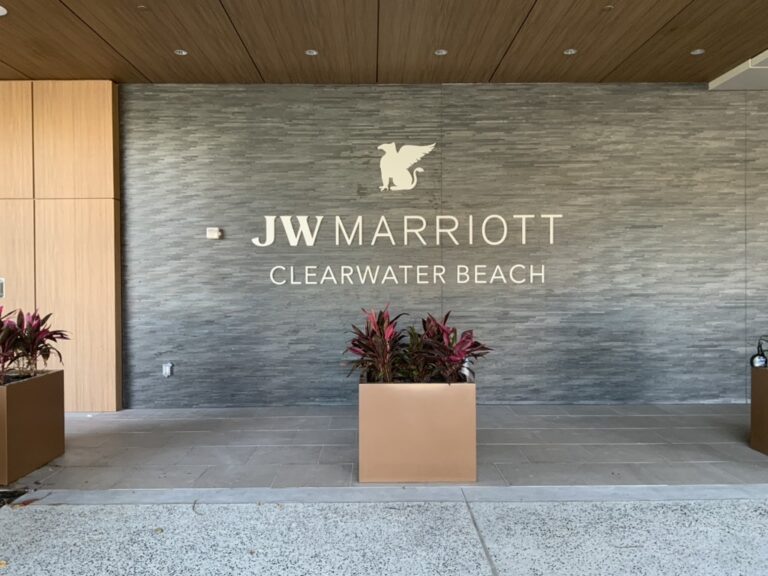 JW Marriott Clearwater Beach | Creative Sign Designs