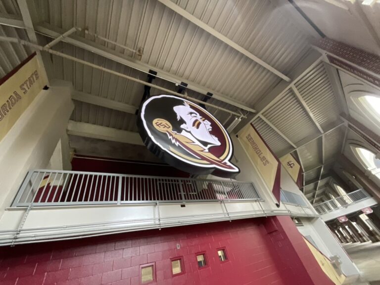 FSU Logo at Dick Howser Stadium | Creative Sign Designs